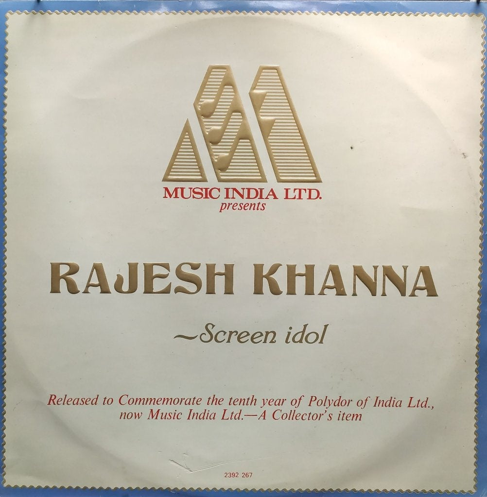 Rajesh Khanna - Screen idol (Vinyl) – MusicCircle