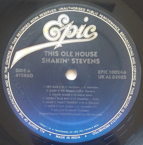 Buy Shakin' Stevens - This Ole House | Musiccircle – MusicCircle