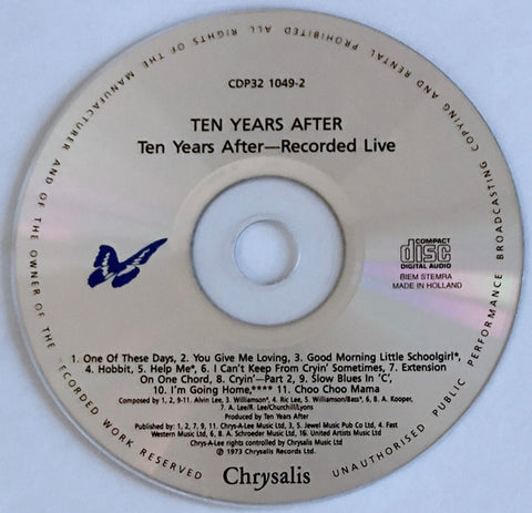 Buy Ten Years After - Recorded Live | Musiccircle – MusicCircle