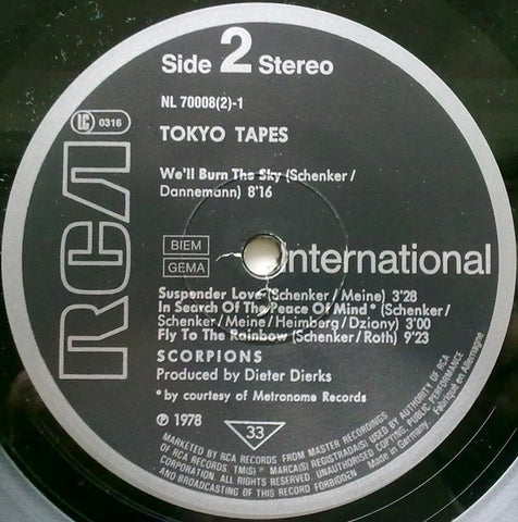 Buy Scorpions - Tokyo Tapes | Musiccircle – MusicCircle