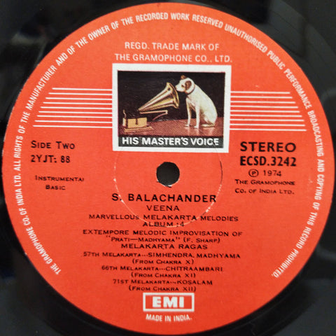 Sundaram Balachander - Marvellous Melakarta Album 4 (Vinyl) | MusicCircle