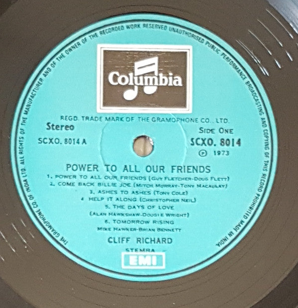 Cliff Richard - Power To All Our Friends (Vinyl) | MusicCircle