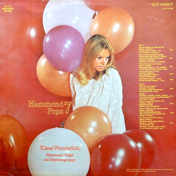 Klaus Wunderlich - Hammond Pops 7 (Vinyl) | MusicCircle