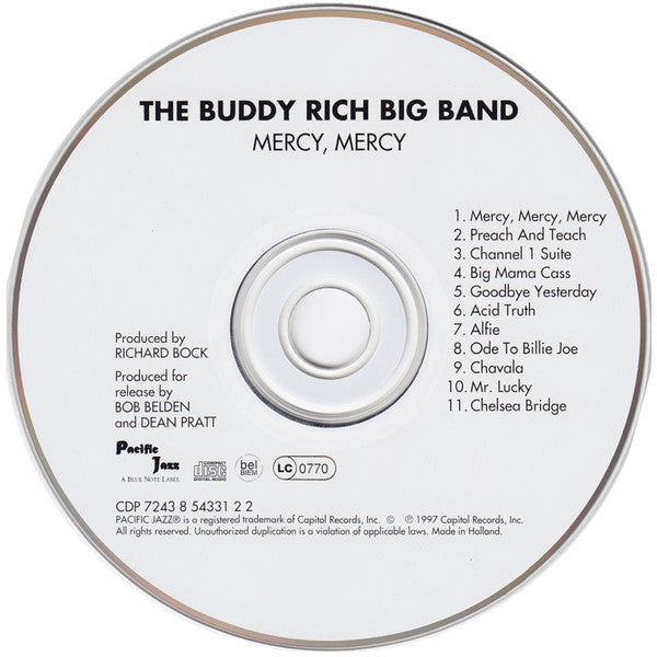 Buddy Rich Big Band - Mercy Mercy (CD) | MusicCircle
